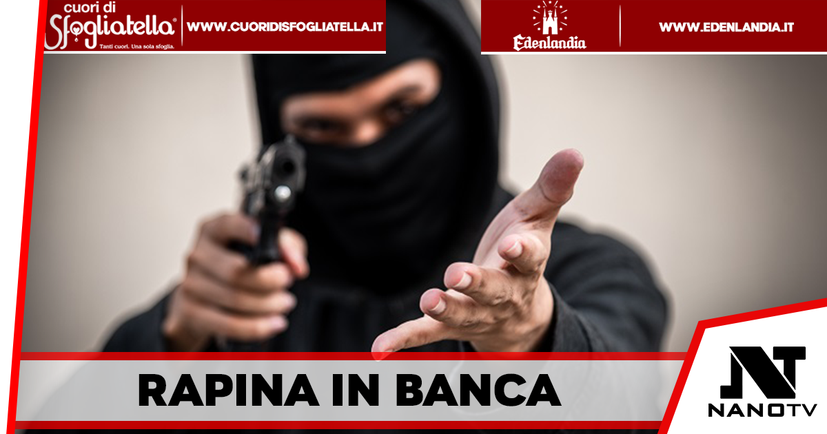 Napoli - Rapina in Banca a Chiaiano: Coppia Arrestata dopo 40 Minuti di ...