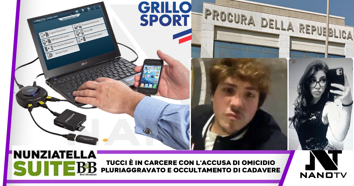 Oggi gli accertamenti sui cellulari di Alessio Tucci e familiari per l ...